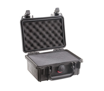 PELI 1120 PROTECTOR CASE Internal dimensions 185x121x85mm, with foam, black