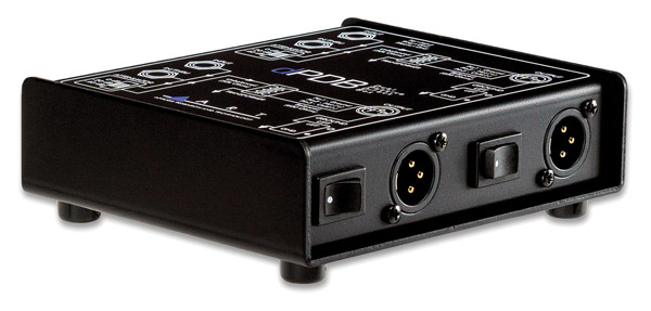 ART DPDB DI BOX Passive, dual channel, 6.35mm jack inputs, balanced 3-pin XLR outputs
