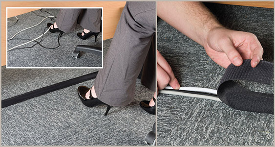 D-LINE PEDESTRIAN FLOOR CABLE MANAGEMENT