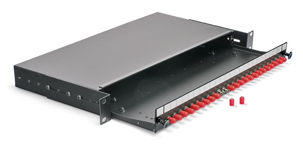 FIBRE PANELS - ST - With sliding tray and fibre management