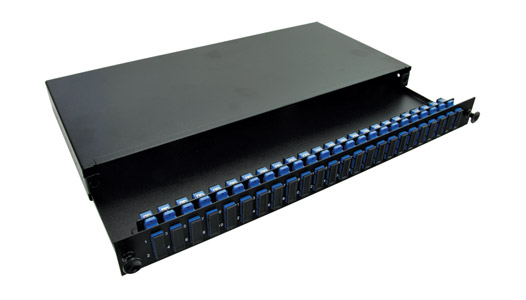 FIBRE PANELS - SC and LC - With sliding tray and fibre management