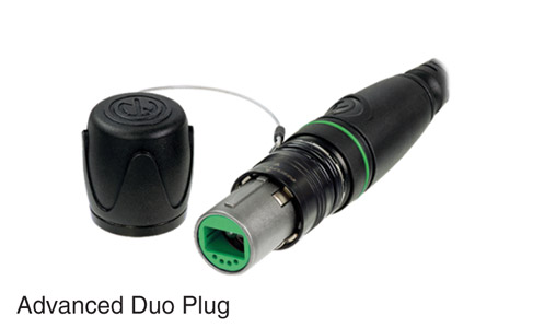 NEUTRIK OPTICALCON ADVANCED DUO - Rugged LC duplex fibre connector system