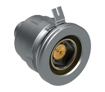 FISCHER 1051 DS 8.7 TRIAX CONNECTOR Panel plug, open rear termination