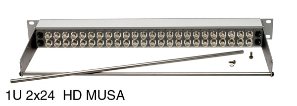 CANFORD MUSA 3G HD PATCH PANEL 1U 2x24 MUSA 3G HD, grey