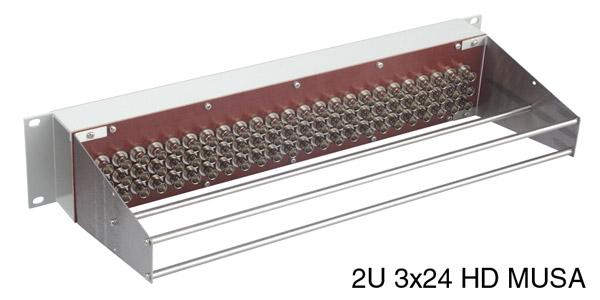 CANFORD MUSA 3G HD PATCH PANEL 2U 3x16 MUSA 3G HD, black