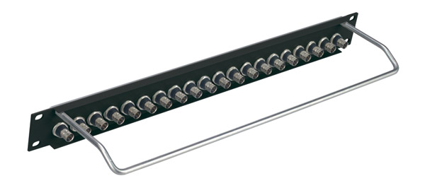 CANFORD BNC TERMINATION PANEL 1U, 1x16, 12G 4K, black