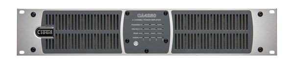 CLOUD CA4250 POWER AMPLIFIER 70/100V/4/8ohm, 4x 250W, Dante option, 2U rackmount