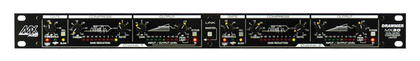 DRAWMER MX30-PRO COMPRESSOR LIMITER NOISE GATE Two channel, 1U rackmount