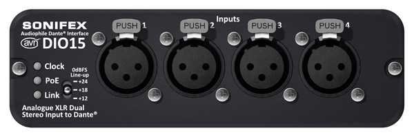 SONIFEX DANTE INTERFACES - DIO Audiophile Dante Series