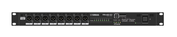 YAMAHA RO8-D DANTE INTERFACE 8 line outputs, rackmountable