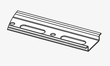 CANFORD RACKS DIN RAIL 35x7.5mm, 350mm wide for ES466E 400mm wide cabinet