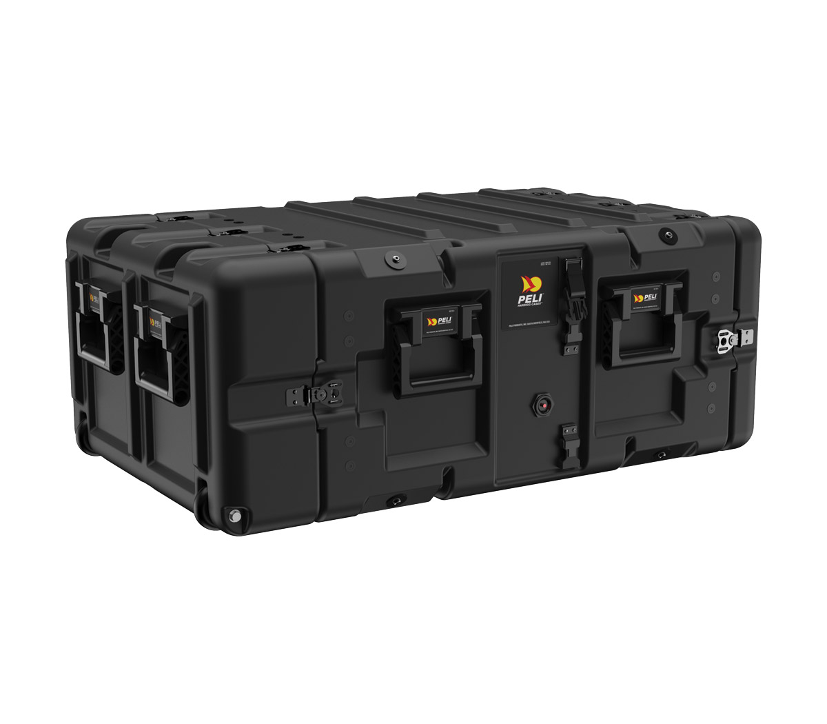 PELI SUPER-V-5U RACK CASE 5U, 610mm rack depth, rear-edge castors, 6x ...