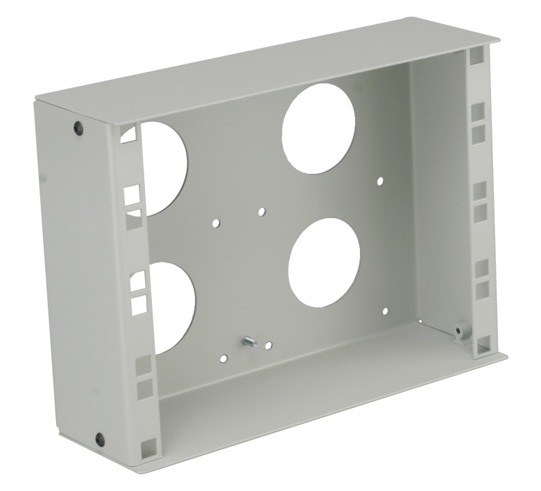 CANFORD RACKBOX HALF WIDTH 4U, 100mm deep, grey