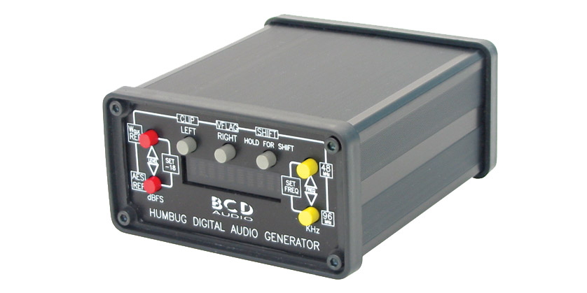 BCD HUMBUG Digital audio test generator