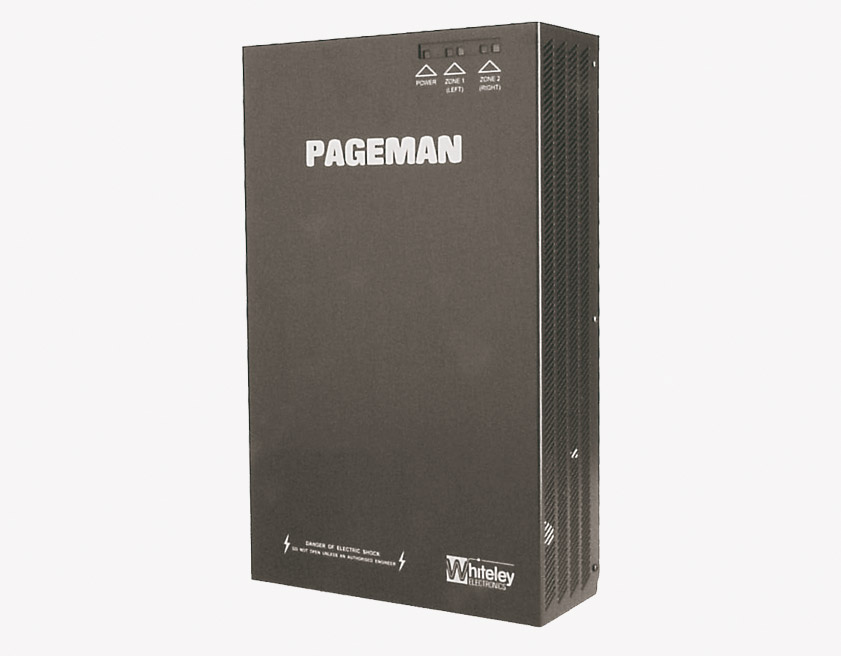 WHITELEY PAGEMAN PM4250 MIXER AMPLIFIER 2x 50W/8, 100V, 70W/4, 2 zone ...