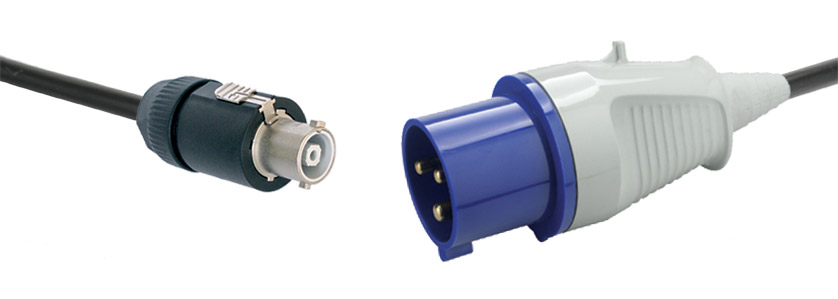 CANFORD AC MAINS POWER CORDSET Powercon NAC3FC-HC - Walther 32A ...