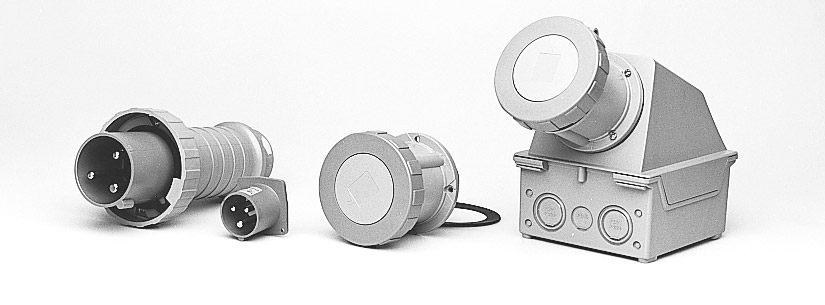 MK 9298BLU Waterproof 63A cable plug