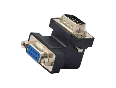 IKON HD9-90 9 pin male-female 90 degree adapter