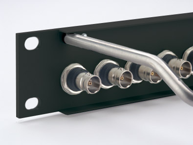 CANFORD BNC TERMINATION PANEL 1U, 1X24, 3G, 75 ohm, black