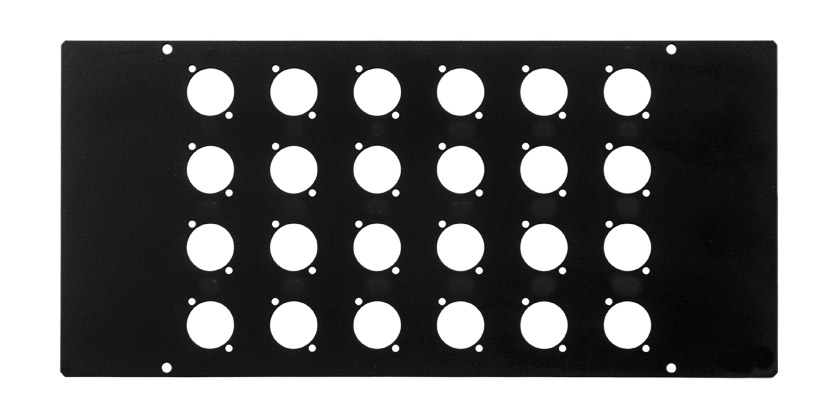 CANFORD STAGE/WALLBOX Top plate, 24 holes for type C, no numbering
