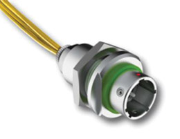 FISCHER F04 FIBRE CONNECTOR R03 Cable receptacle - bare end, 4 fibres ...