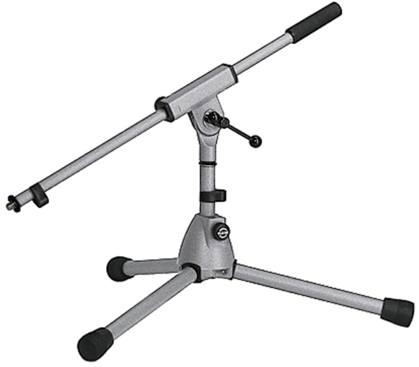 K&M 21430 TALL BOOM STAND Cast base c/w castors, 1340-2200mm, two-piece ...