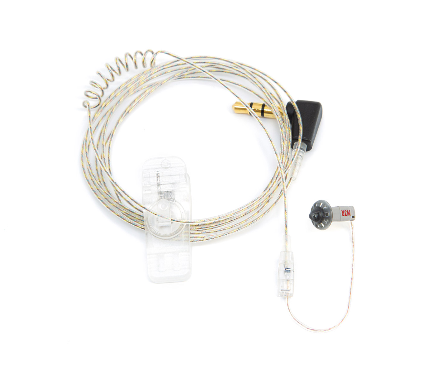 BUBBLEBEE SIDEKICK 2 IN-EAR MONITOR Mono, 3.5mm TRS jack, right side, clear