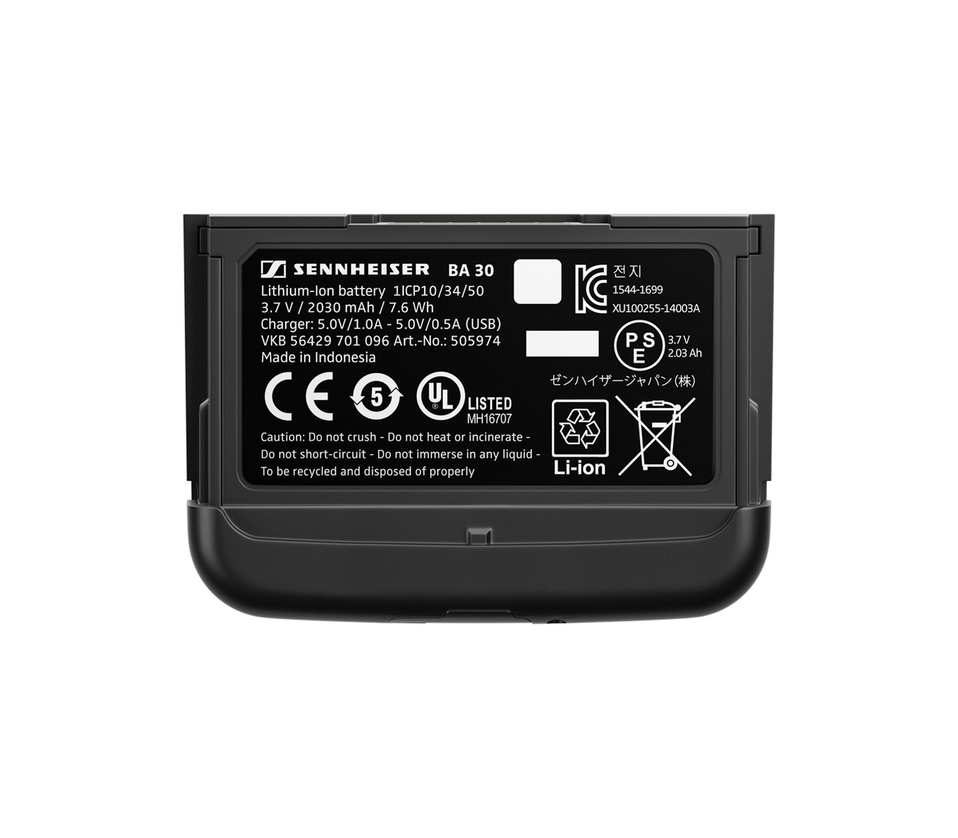 SENNHEISER BA-30 BATTERY Rechargeable, for SL Bodypack