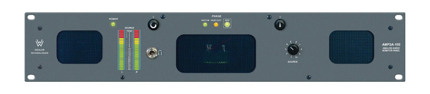 WOHLER AMP2A-10S AUDIO MONITOR 2U, 10x 2ch analog, l/s, 2x20-LED