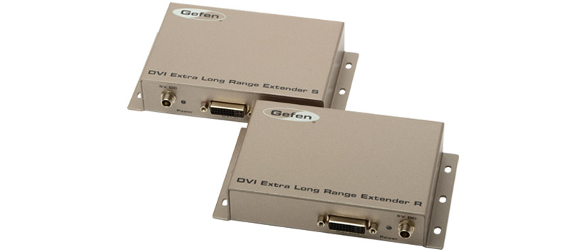 GEFEN EXT-DVI-ELR VIDEO EXTENDER 1x DVI-D, 1x Cat5, 100m