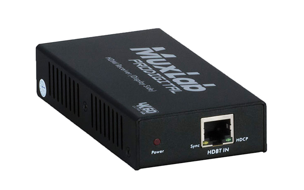 MUXLAB 500412-V2 HDMI MATRIX SWITCH KIT 4x4, 3x PoC HDBT RX, 1x matrix ...