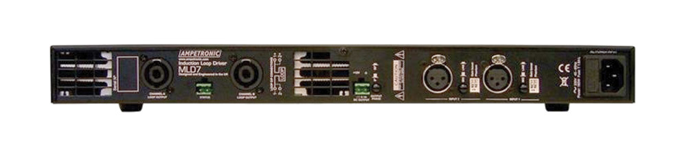 AMPETRONIC MLD7 INDUCTION LOOP DRIVER Multiloop, 2x 6.4A RMS, for areas ...