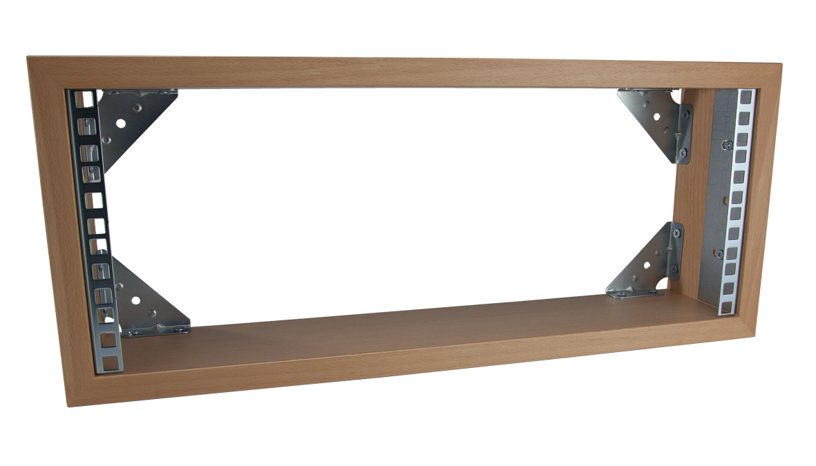 CANFORD ES4141004/B AV WALL RACK 4U, 100mm deep, Beech