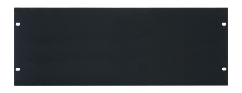 CANFORD RACK PANEL BLANK, FULL WIDTH 4U Flat aluminium, black anodised