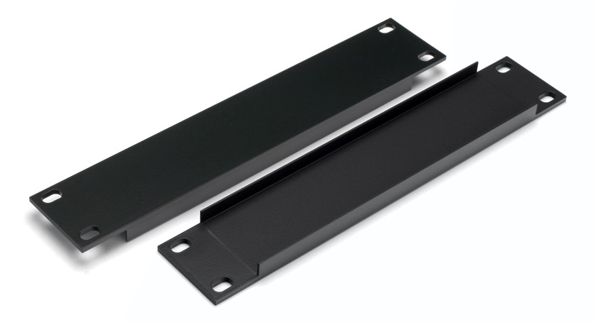 CANFORD RACK PANEL BLANK, HALF WIDTH 3U Extruded aluminium, black painted