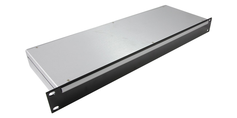 CANFORD RACKCASE Rackmount case 1U, 150mm deep, punched rear panel, black