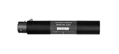 SHURE A15LA ATTENUATOR Line to Mic Adaptor, -50db