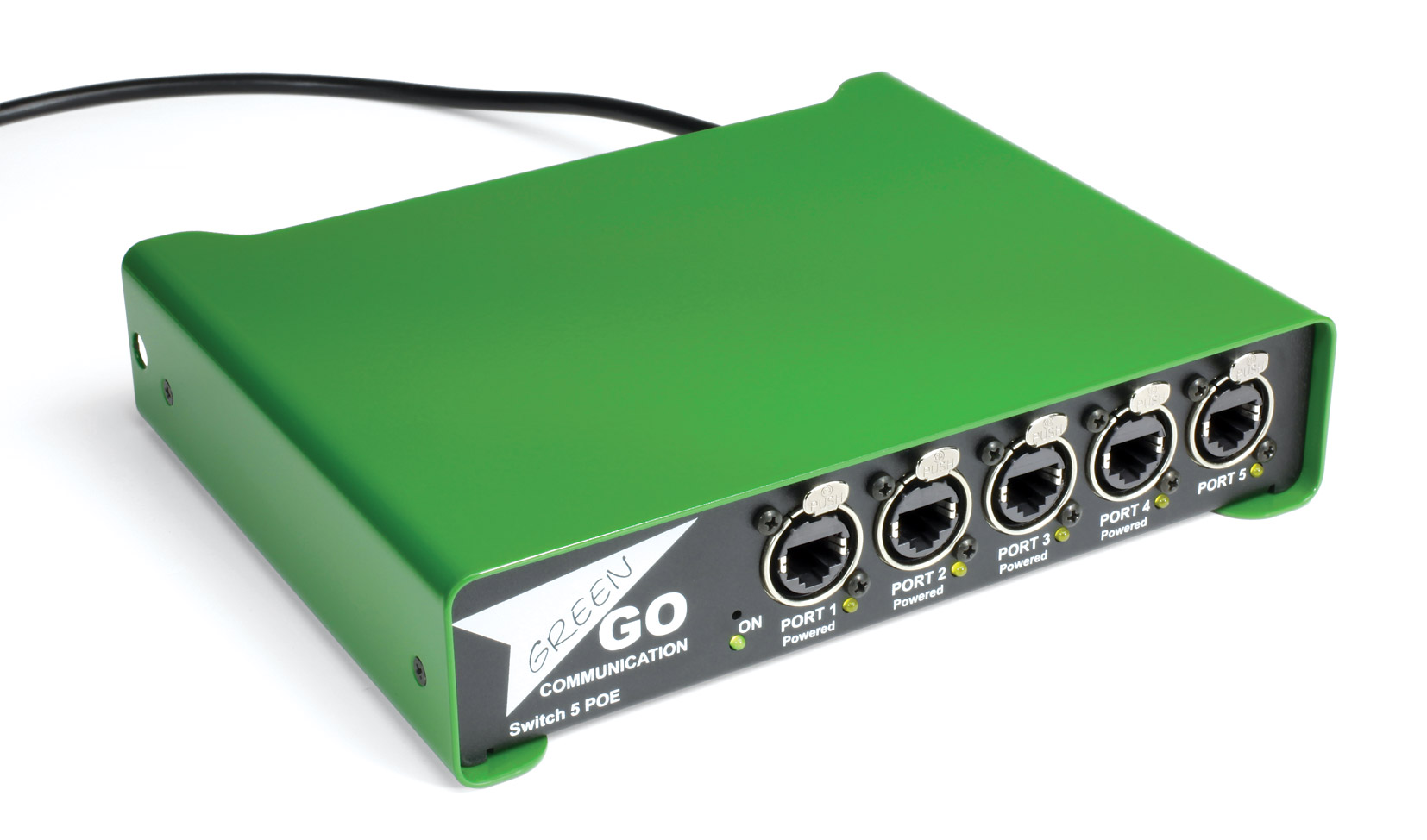 GREEN-GO GGO-SW5 POE ETHERNET SWITCH 5 ports, ethercon connection