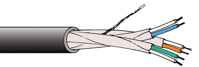 CANFORD FSMB-LFH CABLE 3 pair, Black