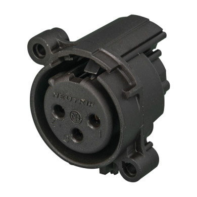 NEUTRIK NC3FAH-0 XLR Female PC mounting horizontal