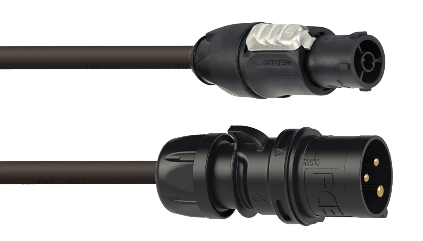 CANFORD AC MAINS CORDSET Powercon TRUE1 NAC3FX-W-TOP - PCE Midnight 013 ...