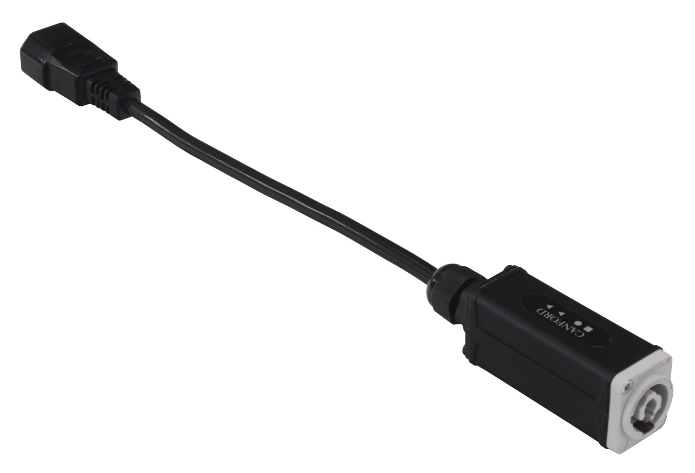 CANFORD MAINS CONVERTER CABLE Powercon output NAC3MPXXB - IEC C14 male ...