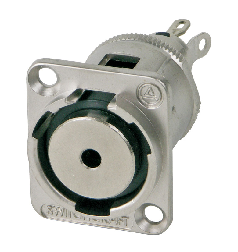 SWITCHCRAFT EH35MMMSC 3.5mm 2-pole jack socket, solder, nickel