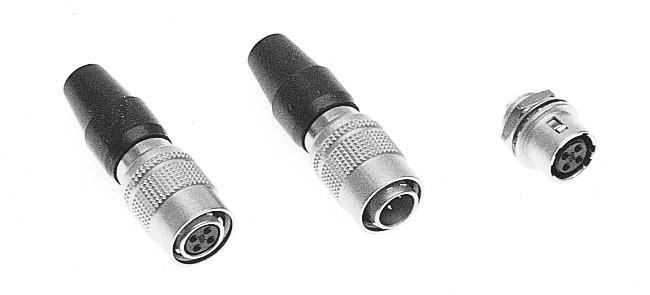 HIROSE HR10A-7R-6P(73) CONNECTOR 6 pin male panel
