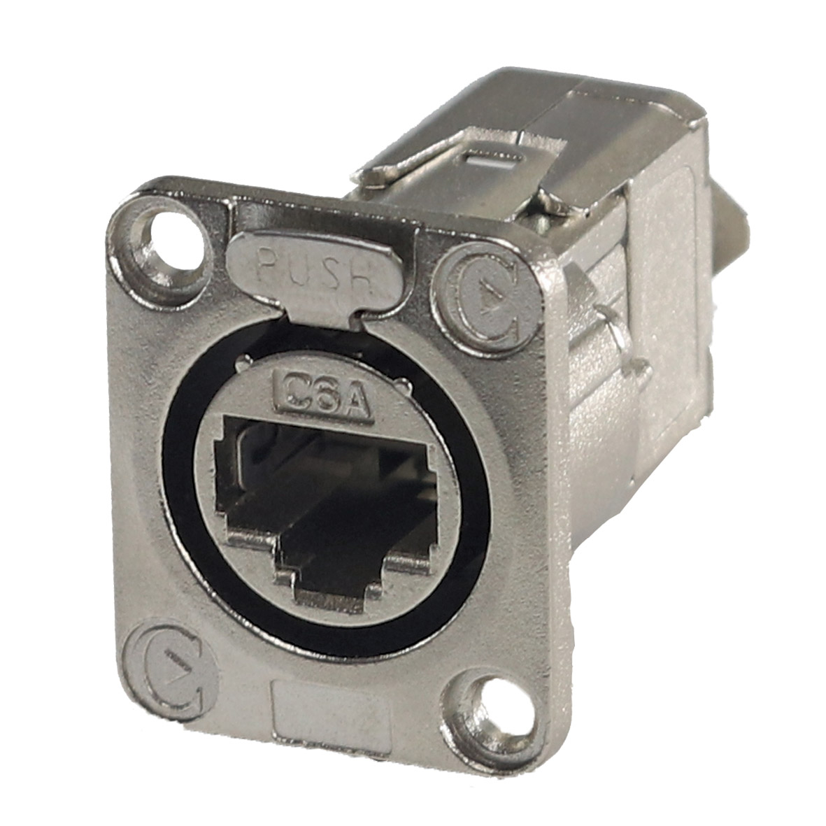 CANFORD CONNECT CC6AP CAT6A Panel mounting, IDC, shielded, nickel (pack ...