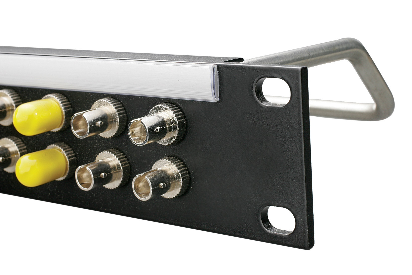 CANFORD FIBRE TERMINATION PANEL 1U 2x24 ST SM, black