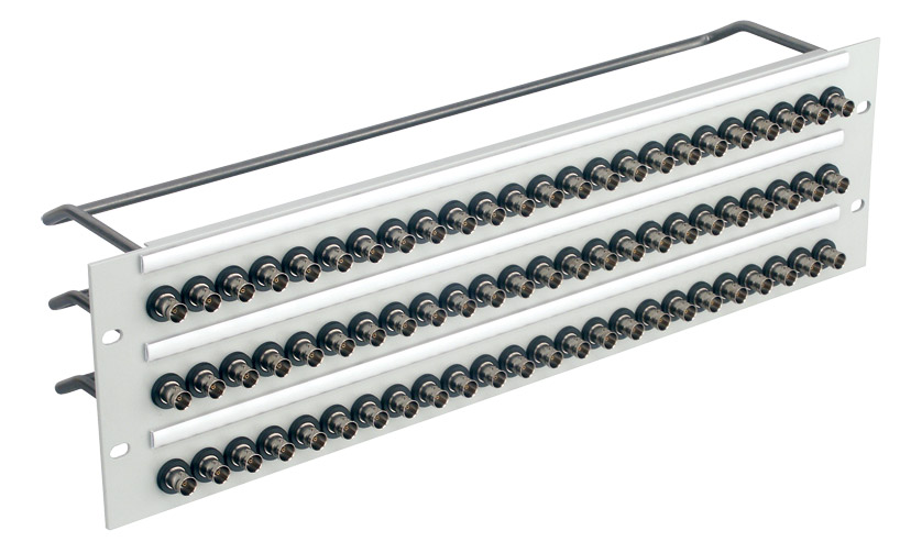 CANFORD BNC TERMINATION PANEL 3U, 3x16, 12G 4K, grey