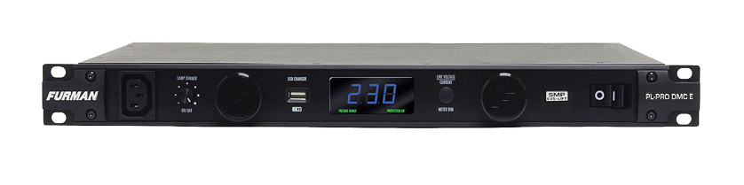 FURMAN PL-PRO-DMC-E POWER CONDITIONER 16A, 11 outlets, rack lights, volt/amp meter