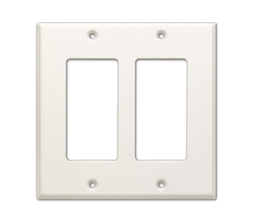 RDL CP-2 COVER PLATE Double, for SMB-2/DC-2/WB-2U, white