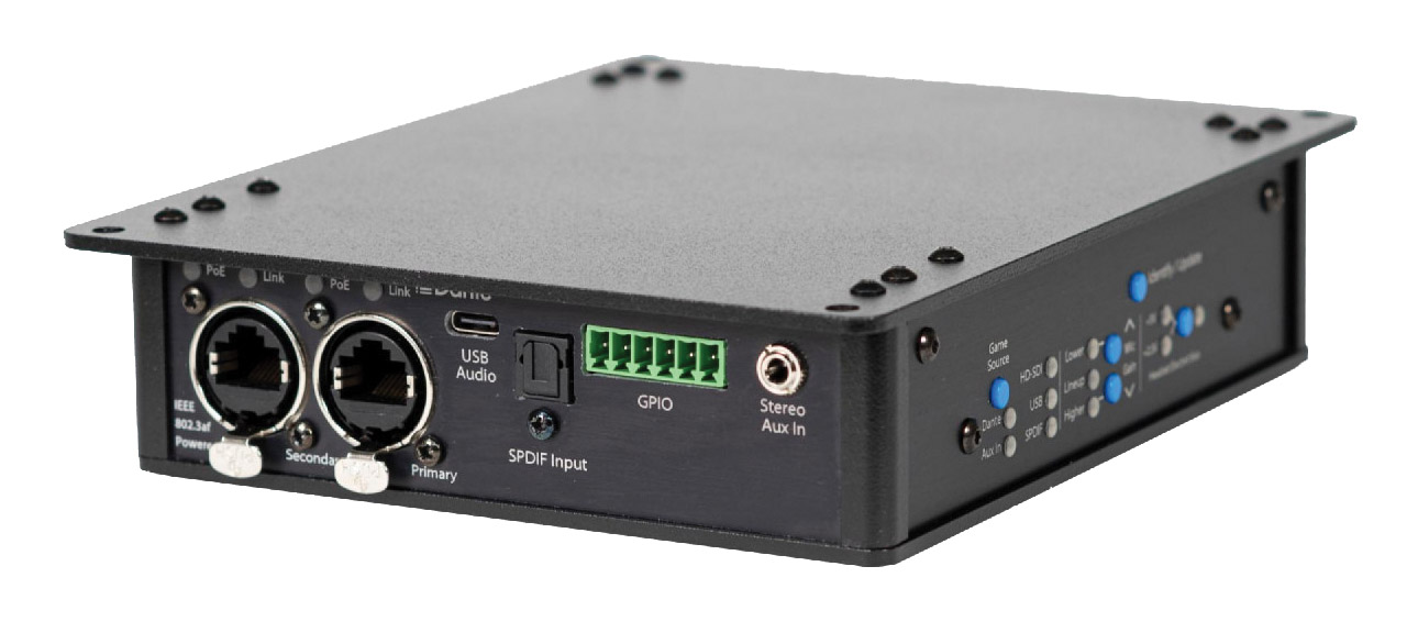 GLENSOUND GTM SI AUDIO INTERFACE Dante, SPDIF/analogue/USB/Dante input ...